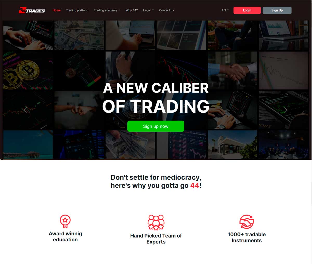 44 Trades ¿Es un fraude? Opiniones REALES