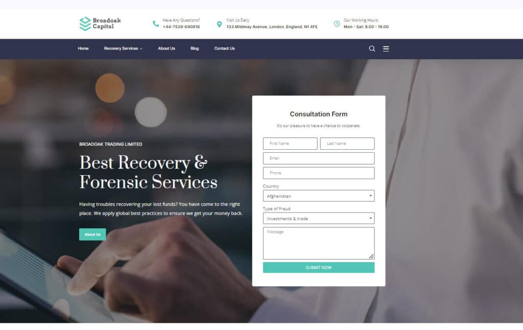 Broadoak Capital ¿Es un fraude? Opiniones REALES