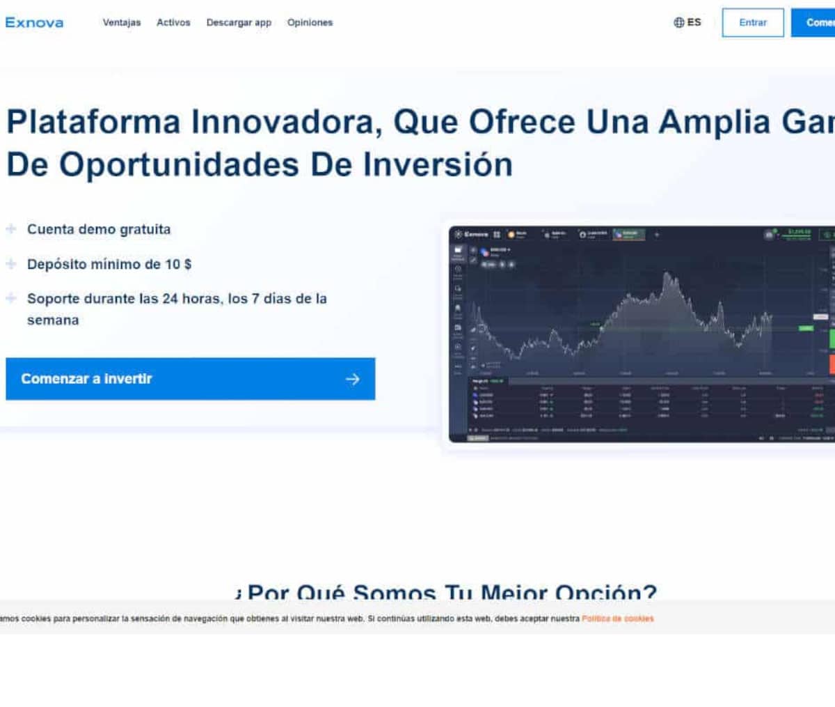Exnova ¿Es un fraude? Opiniones REALES