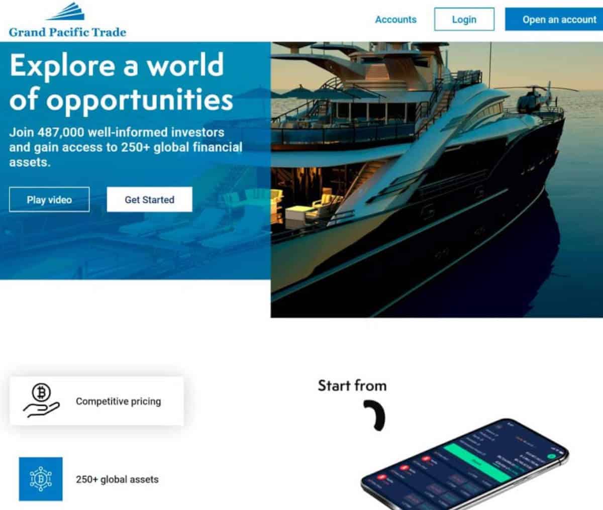 Grand Pacific Trade ¿Es un fraude? Opiniones REALES