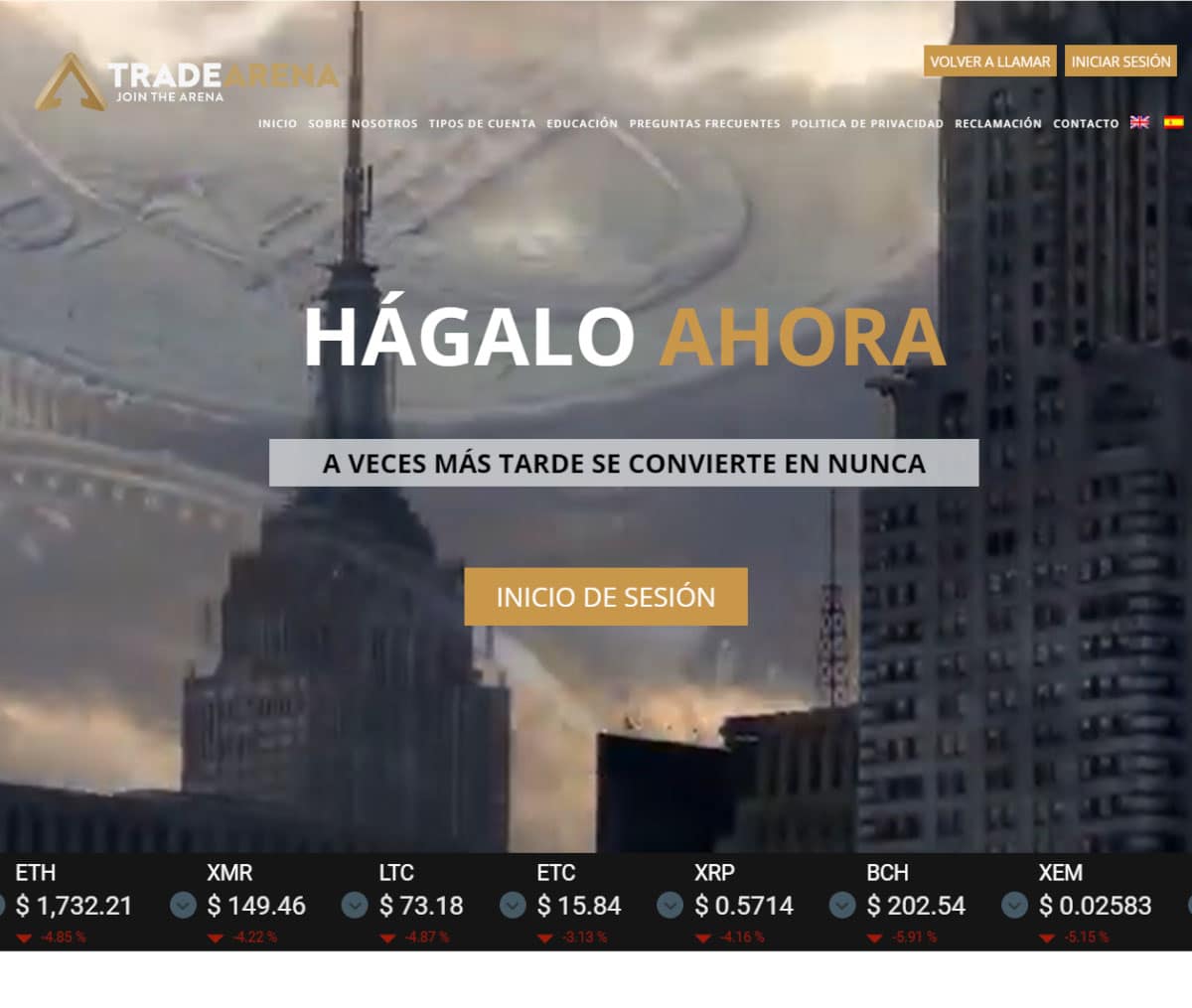 TRADE-ARENA ¿Es un fraude? Opiniones REALES